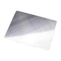China 0.8mm Brushed 201 304 Stainless Steel Sheet For Wall Panel Natural Color for sale