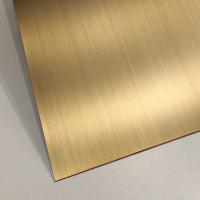China Anti Fingerprint HL 304 Decorative Stainless Steel Sheet 0.3 Mm JIS plate for sale