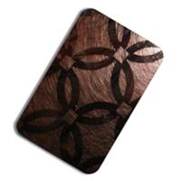 China Vibration Finish Decorative SS Sheet Color With PVC Film Coated Stainless Steel Plate 304 for sale