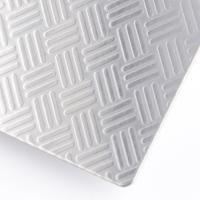 China Diamond Embossed Stainless Steel Sheet Custom Cut 3mm Thickness for sale