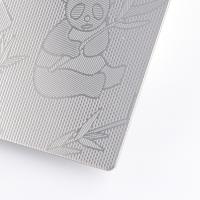 China 0.3mm Thickness Embossed Stainless Steel Sheet For Architectural Unique Striking for sale