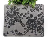 China 304 Grade Embossed Stainless Steel Sheets For Interior Decoration Versatile Eye Catching for sale