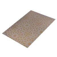 China 4x8 Stainless Steel Etching Sheet Metal Decorative Plates 3mm Thickness for sale