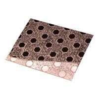 China Sus304 Stainless Steel Plate Mirror Etched Decorative Metal Sheets for sale