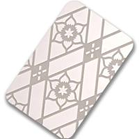 China 3d Etched Finish Stainless Steel Decorative Sheet 8K Mirror Golden For Wall Cladding for sale
