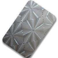 China Modern 304 Etched Stainless Steel Sheet Flat Shape For Villa Wall Decor for sale