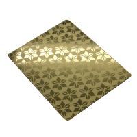 China ASTM 201 304 Decorative Stainless Steel Panels 4x8 Stainless Steel Etched Sheet for sale