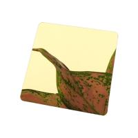 China Pvd Mirror Golden Coating Decorative Stainless Steel Sheet For Kitchen Sink for sale