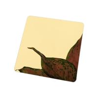 China Cold Rolled 8K Golden Stainless Steel Mirror Sheet 2000mm Length For Building Decoration for sale