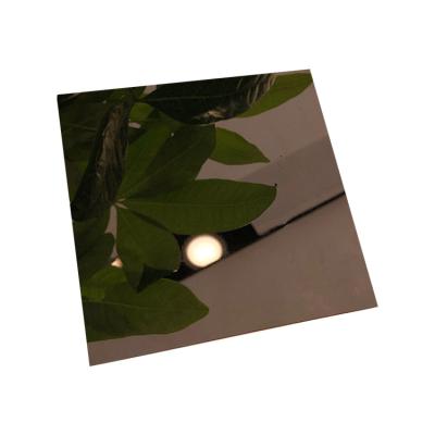 China PVD Coating Mirror Stainless Steel Sheet With Durability Shine for sale