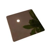China PVD Coating Mirror Stainless Steel Sheet With Durability Shine for sale