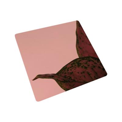 China 304 Purple Gold Mirror Stainless Steel Sheets 4x8 Feet Interior Decoration for sale