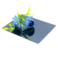China PVD Coating Mirror Finish Sheet Stainless Steel Decorative Plate for sale