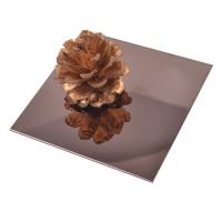 China 316 PVD Mirror Stainless Steel Sheet 0.8mm Thickness Customize for sale