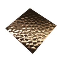 China Water Ripple Stamped Stainless Steel Sheet Anti Finger Print for sale