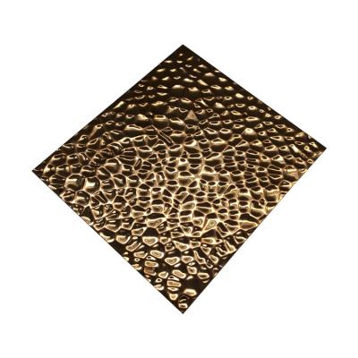 China Water Ripple Stamped Stainless Steel Sheet Anti Finger Print for sale