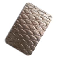 China 3D Decoration Stamped Stainless Steel Panel 304 For Wall And Ceiling Top for sale