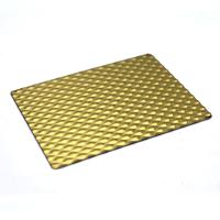 China PVD Ti Coating Colored Stamped Stainless Steel Sheet Wall Panel for sale