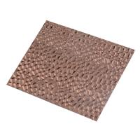 China PVD Ti Coating Colored Stamped Stainless Steel Sheet Wall Panel for sale