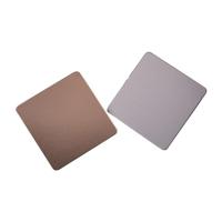 China 0.5mm Decorative Stainless Steel Sheet PVD Color Coat Gold Mirror Finish for sale