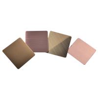 China PVD Mirror HL Decorative Stainless Steel Sheet 201 304 Cold Rolled Ss Plate for sale