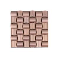 China Custom 1.0mm Thickness Stainless Steel Mosaic Tile Sheets For Kitchen Bathroom for sale