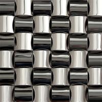 China Gold Silver 201 304 316 Stainless Steel Mosaic Tile Sheet 8mm Thick Grand Metal for sale