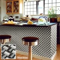 China Gold Silver 201 304 316 Stainless Steel Mosaic Tile Sheet 8mm Thick Grand Metal for sale