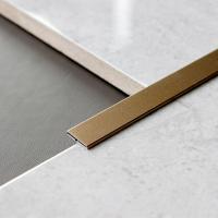 China Colorful Decorative Metal Stainless Steel Tile Trim Wall T Shape Tile Edge Corner for sale