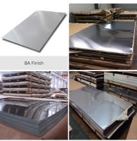 China AISI 430 Cold Rolled BA Finish 0.3-3.0mm Thick 4ft x 8ft Stainless Steel Sheet for sale