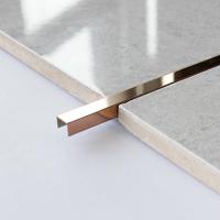 China Mirror Stainless Steel U Channel Trim 0.18-0.4mm Stainless Steel Tile Edging Strip 3m for sale