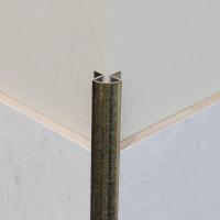 China Customized Vibration Decorative Stainless Steel Tile Trim 8mm 2.7m length for sale