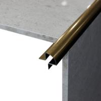 China Customized Vibration Decorative Stainless Steel Tile Trim 8mm 2.7m length for sale