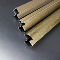 China 201 304 Stainless Steel Tile Edge Trim Decorative Mirror Gold Stainless Steel Floor Trim for sale