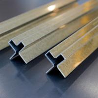 China Decor Tile Strip Grade 304 PVC Film Stainless Steel Wall Edge Tile Trim for sale