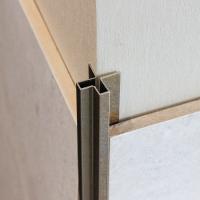 China Decor Tile Strip Grade 304 PVC Film Stainless Steel Wall Edge Tile Trim for sale