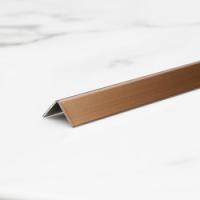 China 201 304 316 L Shaped Stainless Steel Trim Protection Corner Edge Trim for sale