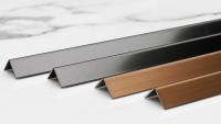 China 201 304 316 L Shaped Stainless Steel Trim Protection Corner Edge Trim for sale