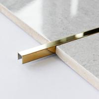 China Grand Metal 304 8mm Stainless Steel Tile Trim Edge Protection Decoration for sale
