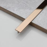 China Mirror Stainless Steel U Channel Trim 0.18-0.4mm Stainless Steel Tile Edging Strip 3m for sale