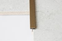 China U Shape Stainless Steel Tile Trim 6mm Mirror Brushed SS Angle Trim for sale