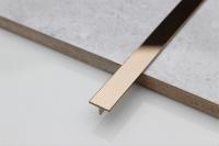 China U Shape Stainless Steel Tile Trim 6mm Mirror Brushed SS Angle Trim for sale