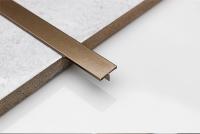 China 10mm Height 201 Stainless Steel Floor Edge Trim Strips ODM For Wall Decoration for sale