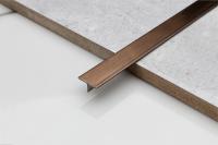 China 2mm Stainless Steel Outside Corner Trim Metal Edge Trim For Ceramic Tile for sale