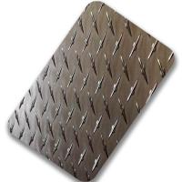 China ASME SS410 Checkered Stainless Steel Floor Plate 3mm Stainless Steel Sheet for sale