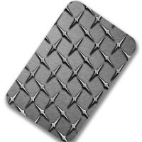 China ASME SS410 Checkered Stainless Steel Floor Plate 3mm Stainless Steel Sheet for sale