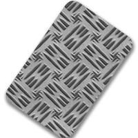 China AiSi Stainless Steel Chequer Plate Stamped 1.5 Mm Stainless Steel Sheet for sale
