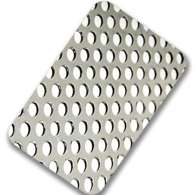 China Stainless Steel 304 316L Perforated Metal Sheet Decorative 1219 X 2438mm for sale
