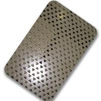 China SS 430 1.5mm 2mm Perforated Stainless Steel Sheet Round Hole Grand Metal for sale