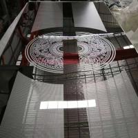 China DIN Standard Elevator Stainless Steel Sheet 201 Mirror Finish Gold Etched for sale